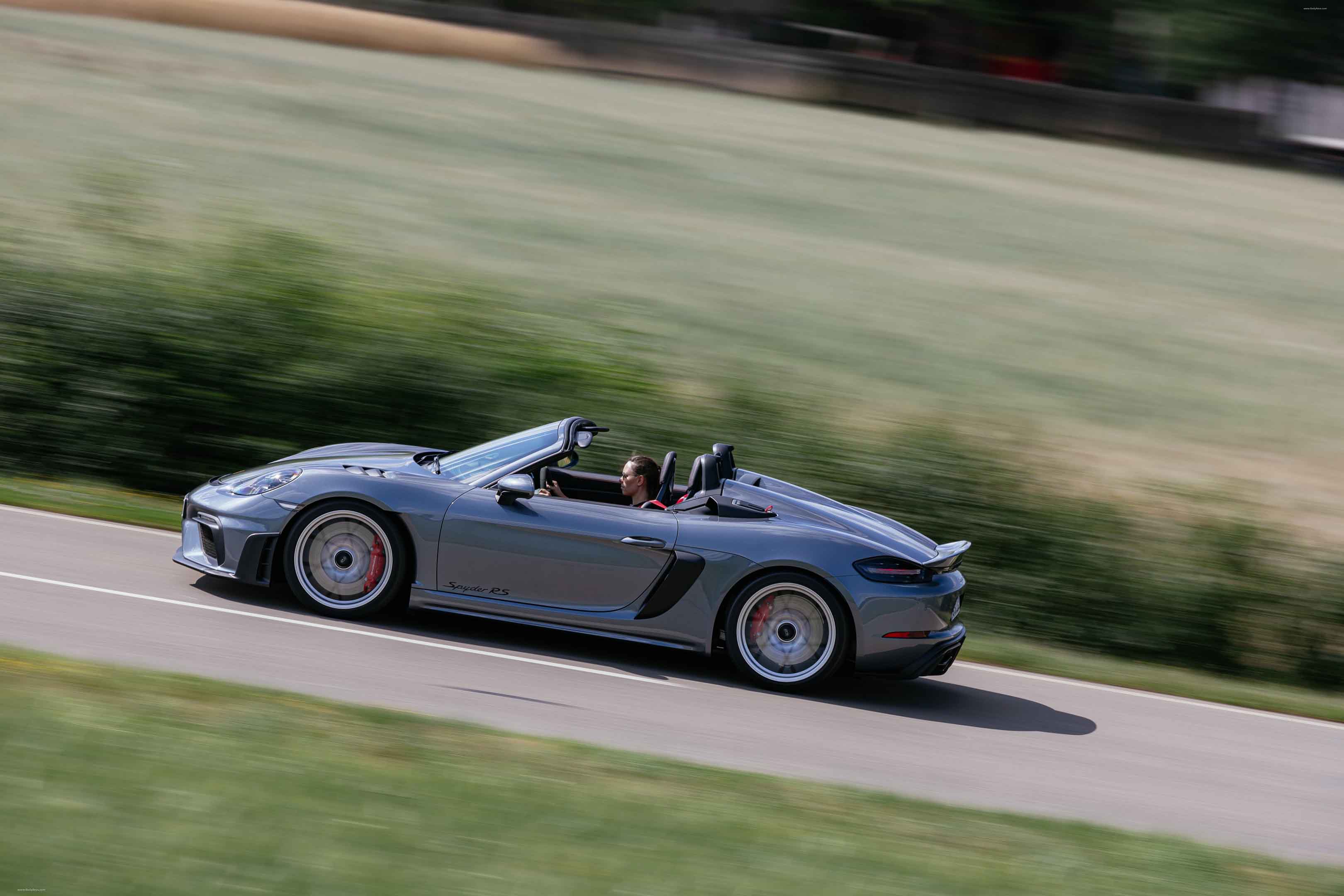2024 Porsche 718 Spyder RS Vanadium Grey Metallic - Stunning HD Photos ...