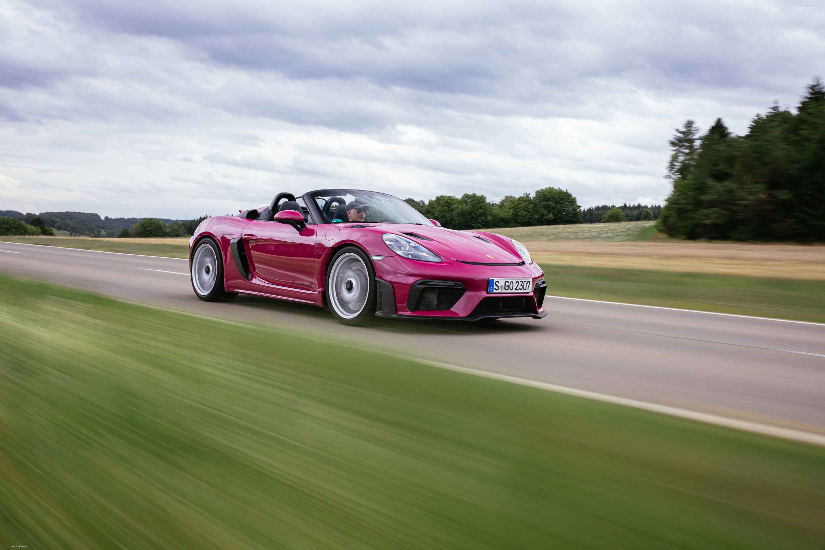 2024 Porsche 718 Spyder RS Ruby Star Neo - Stunning HD Photos, Videos ...